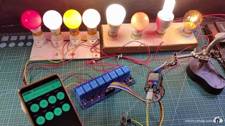 ESP32 Home Automation System with Blynk - IotCircuitHub