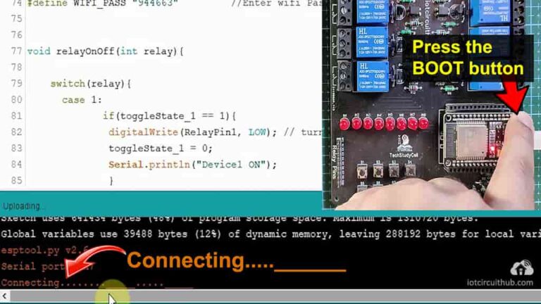 ESP32 Home Automation System with Blynk - IotCircuitHub