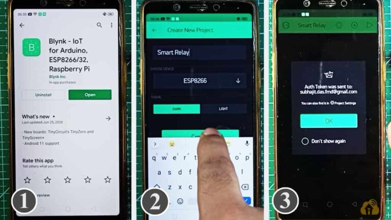 Home Automation With Arduino Esp8266 Blynk Iotcircuithub