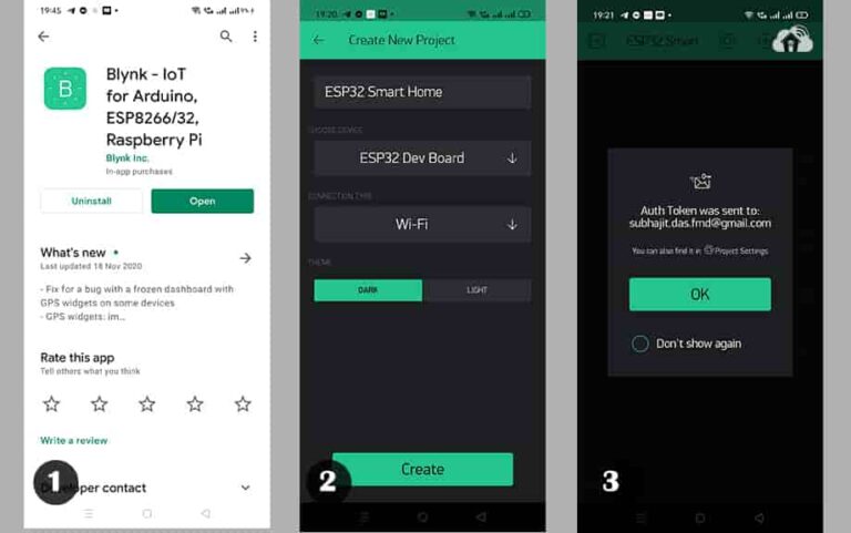 ESP32 Home Automation System with Blynk - IotCircuitHub