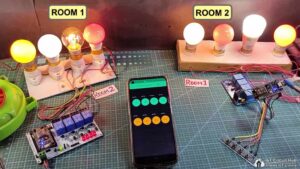 Multiple NodeMCU ESP8266 Blynk Smart Home - IotCircuitHub