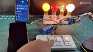 Smart Home with Google Assistant & Alexa using NodeMCU ESP8266 - IotCircuitHub