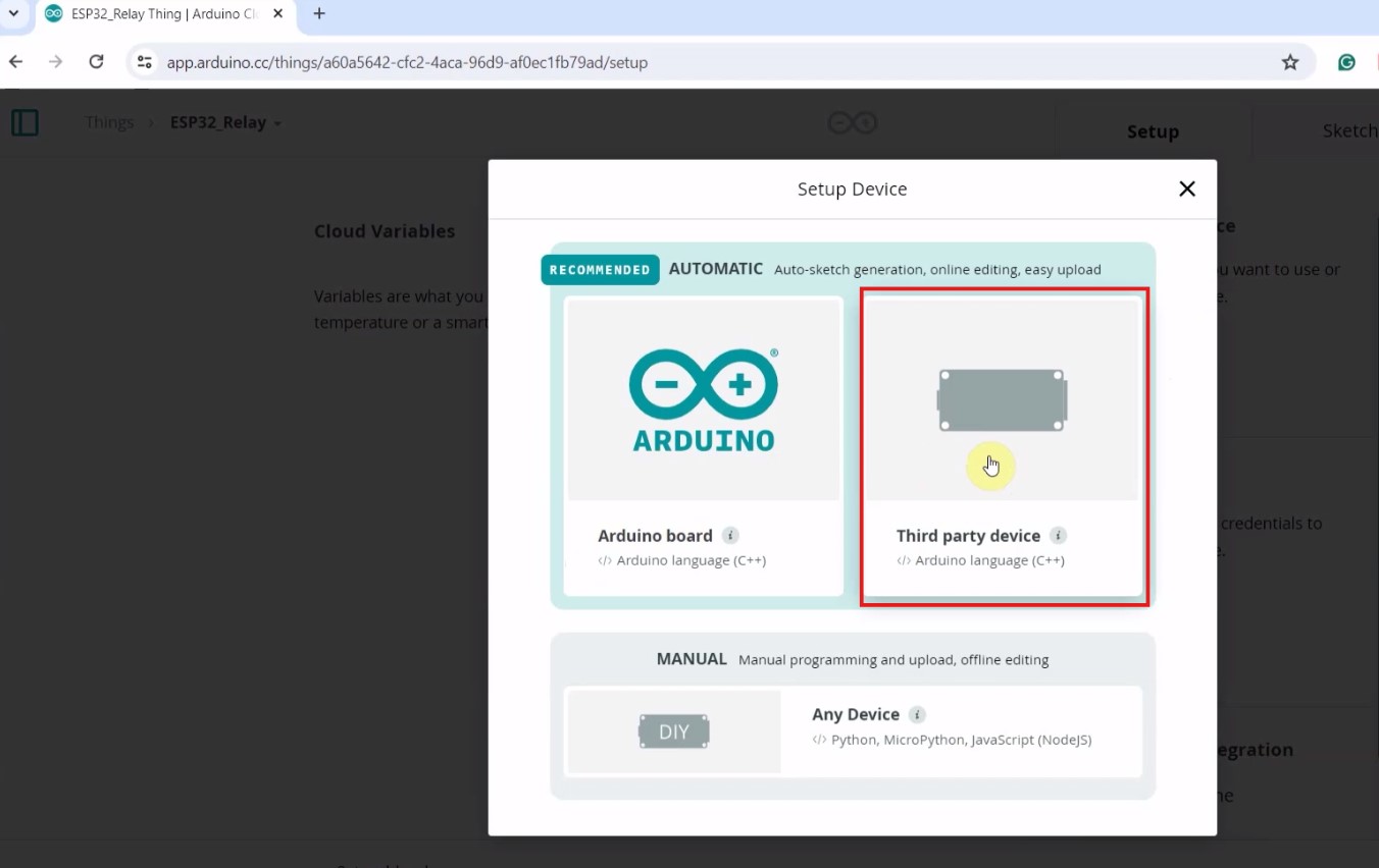 Arduino IoT Cloud tutorial for ESP8266 & ESP32 - IoT 2025