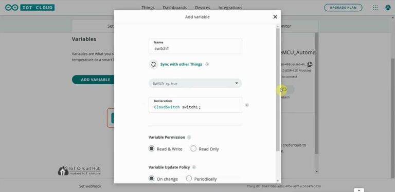Arduino Iot Cloud Tutorial For Esp8266 And Esp32 Iot 2025 5660