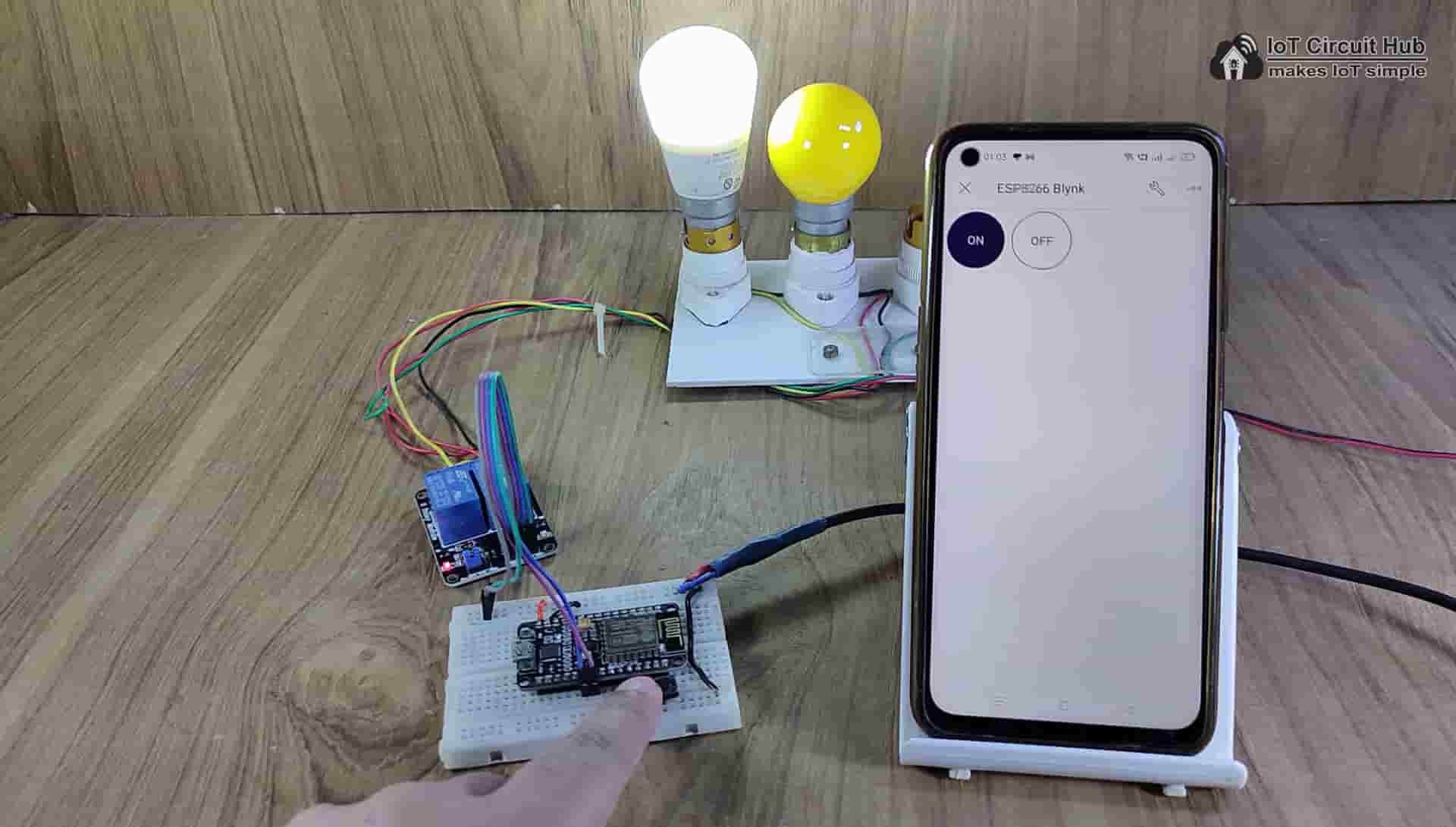NodeMCU Projects using Blynk Google Assistant - 2025
