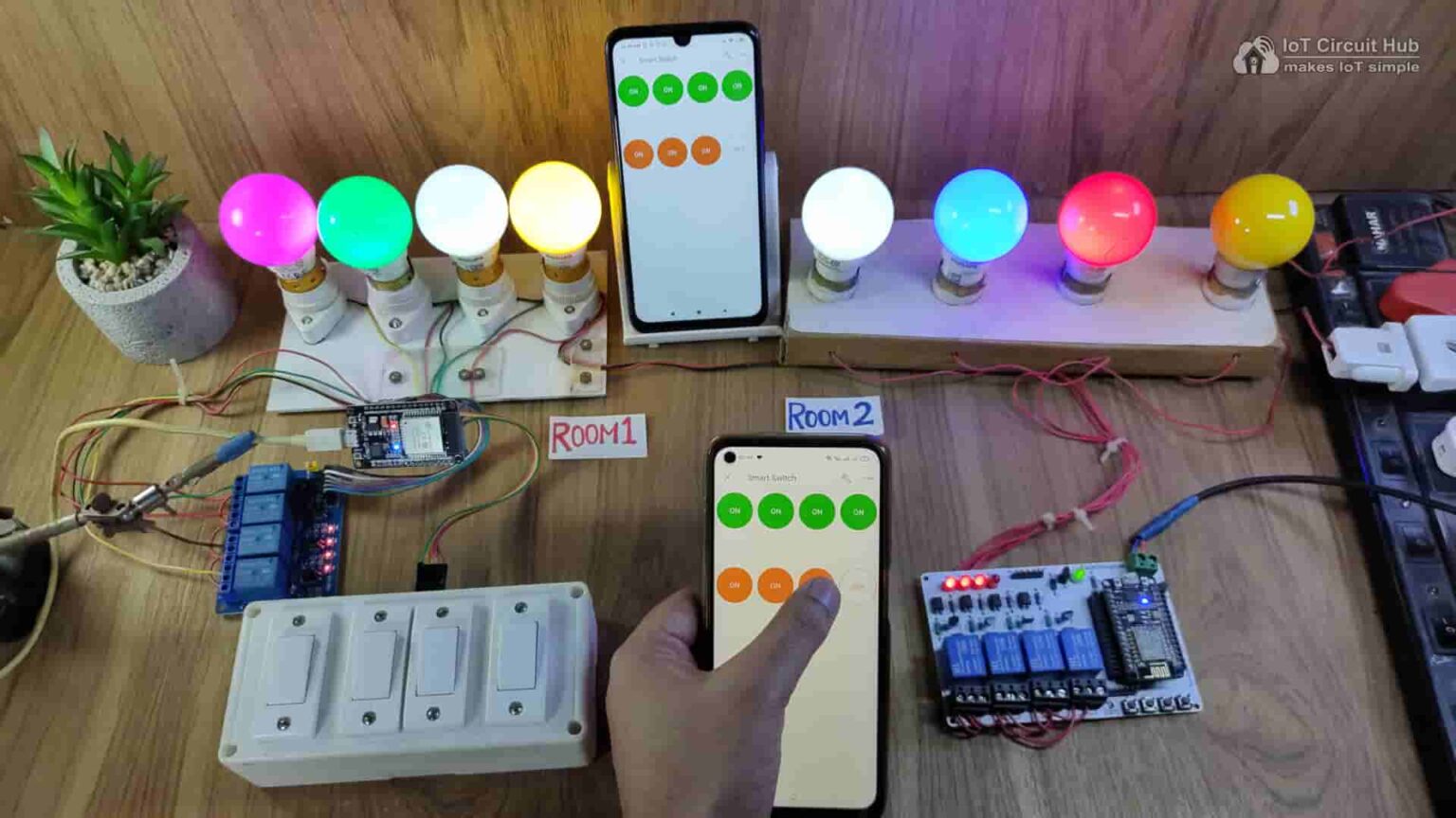 IoT Project using ESP32 NodeMCU network with Blynk - 2025