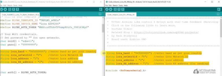 LoRa Project using Arduino ESP8266 2025 - IotCircuitHub