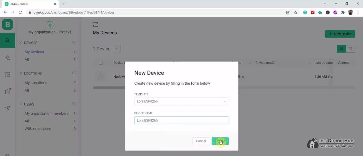 LoRa IoT Project using Arduino ESP8266 with Blynk - 2025