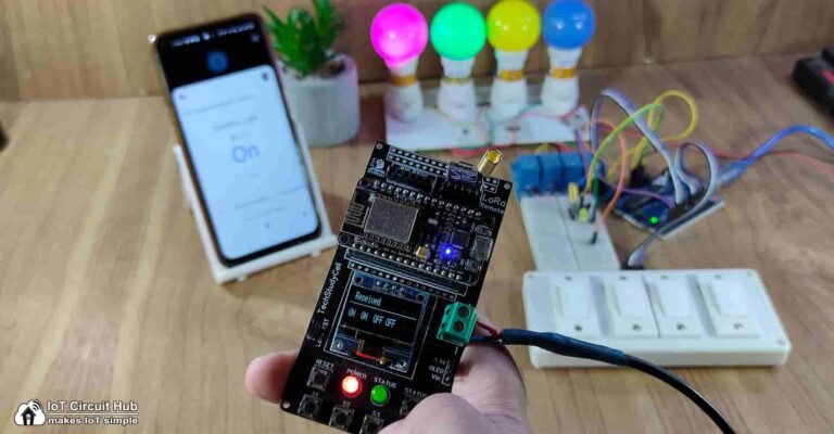 LoRa ESP8266 Arduino IoT Project with Google Home & Alexa
