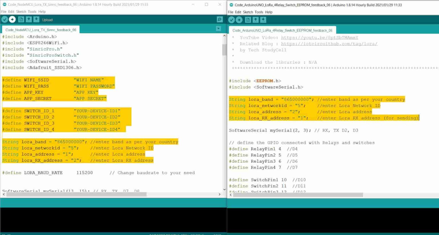 LoRa ESP8266 Arduino IoT Project with Google Home & Alexa