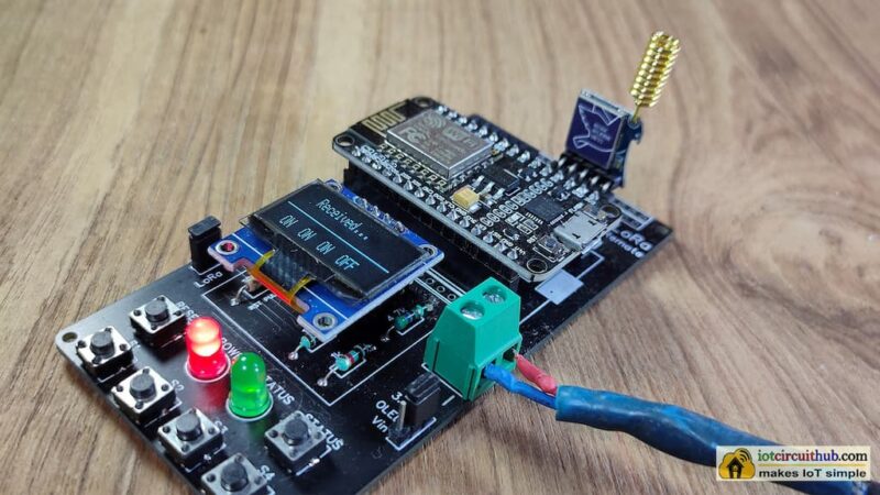 LoRa Project using Arduino ESP8266 2025 - IotCircuitHub