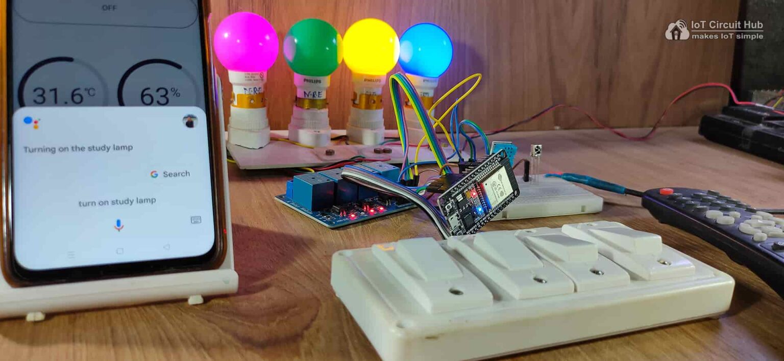 Iot Project Using Esp32 With Blynk Automation 2025