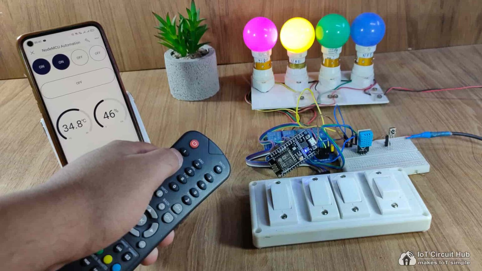 ESP8266 IoT Project with Blynk Automation - 2025