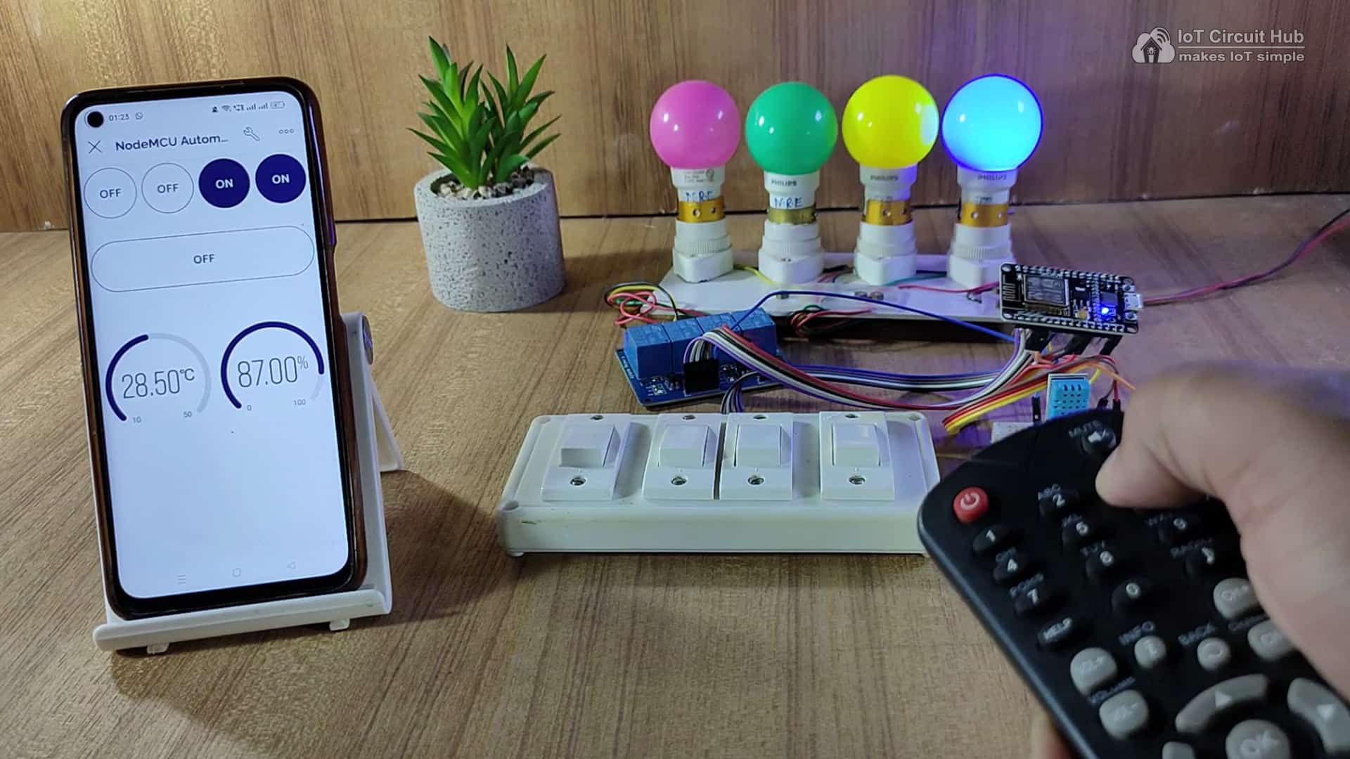 NodeMCU IoT Project with Save Last GPIO State - 2025