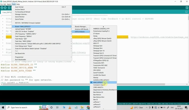 Make IoT Project with Smallest ESP32C3 Blynk - 2025