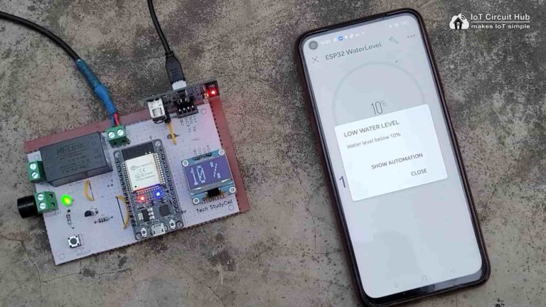 IoT Based Water Level Indicator using Ultrasonic Sensor 2026