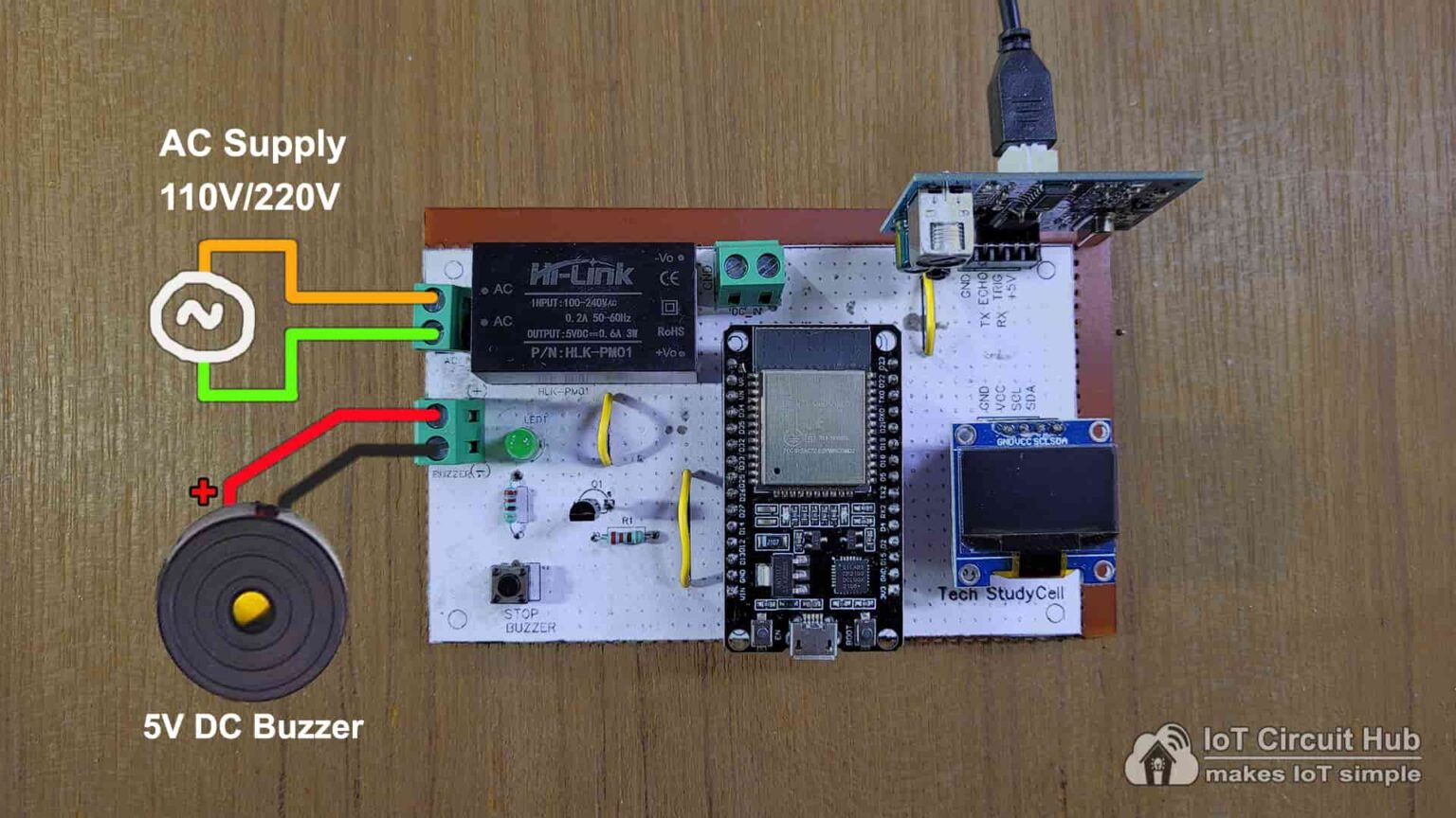 Water Level indicator using ESP32 Arduino IoT Cloud - 2025