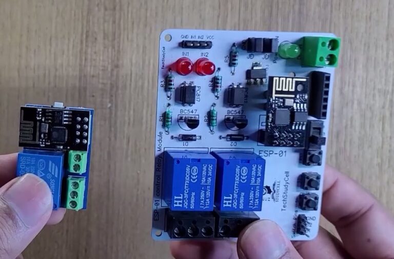 IoT-based project using ESP01 Relay module - IotCircuitHub